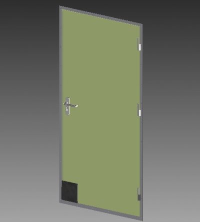 HSR SINGLE LEAF HINGED DOOR - METALSTYLE