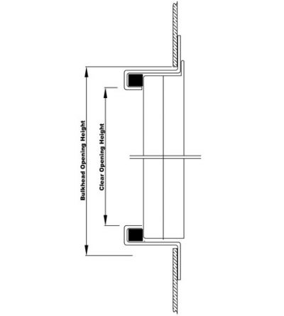 HSR SINGLE LEAF HINGED DOOR FOR EXTERNAL USE
